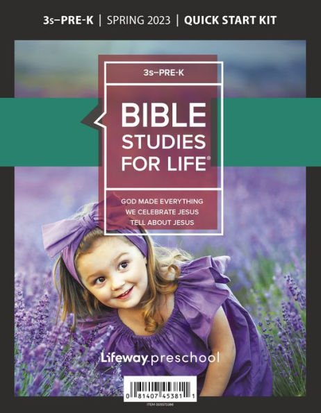 Bible Studies For Life 3s-Pre K Quick Start Kit Spring 2023