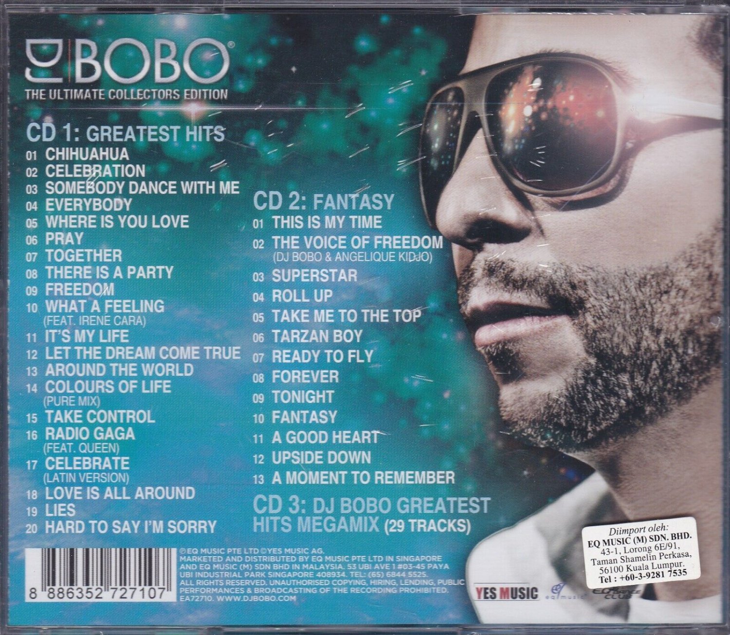 DJ BoBo ‎The Ultimate Collectors Edition 3CD Greatest Hits + Fantasy ...