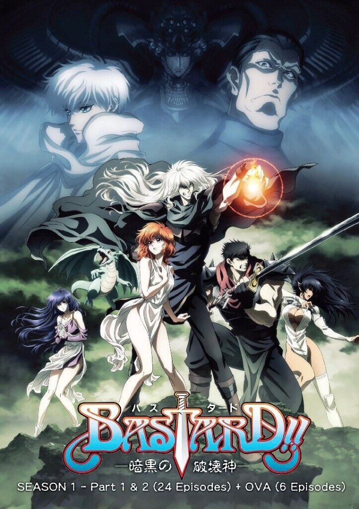 Bastard Ankoku no Hakaishin Season 1 Part 1+2 + OVA English Dub ...
