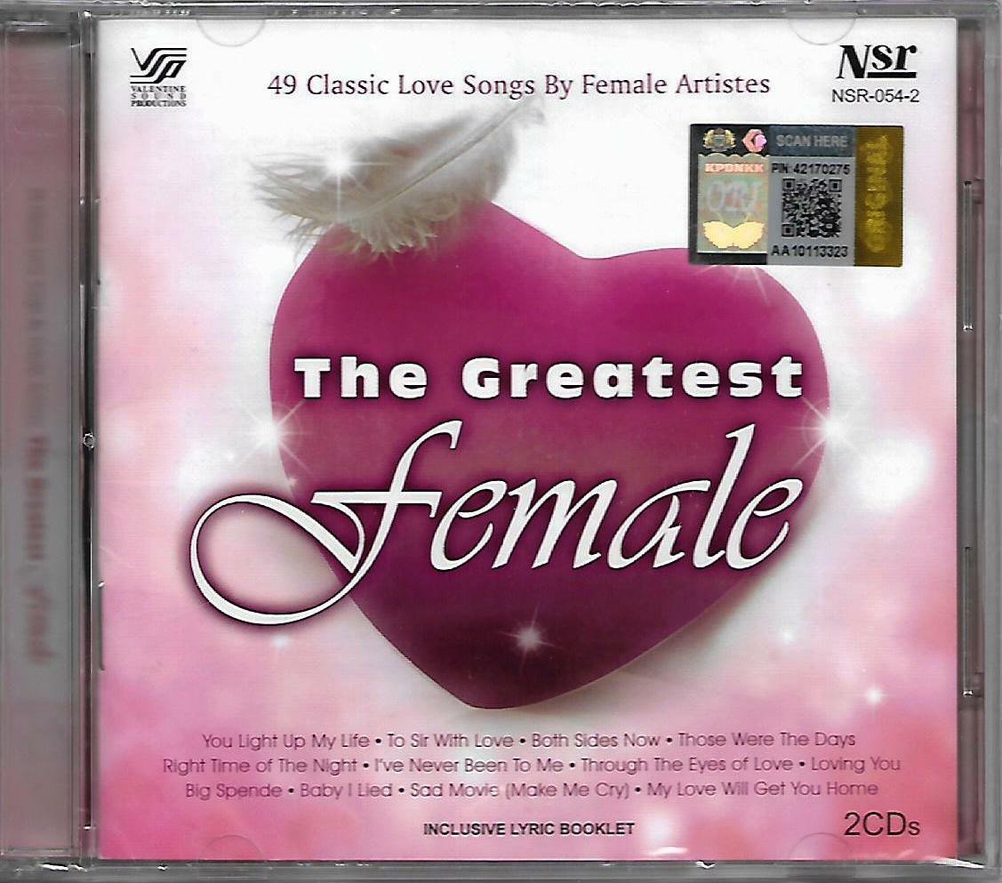 The Greatest Female 2CD 49 Classic Love Songs Debby Boone Lulu Judy Collins