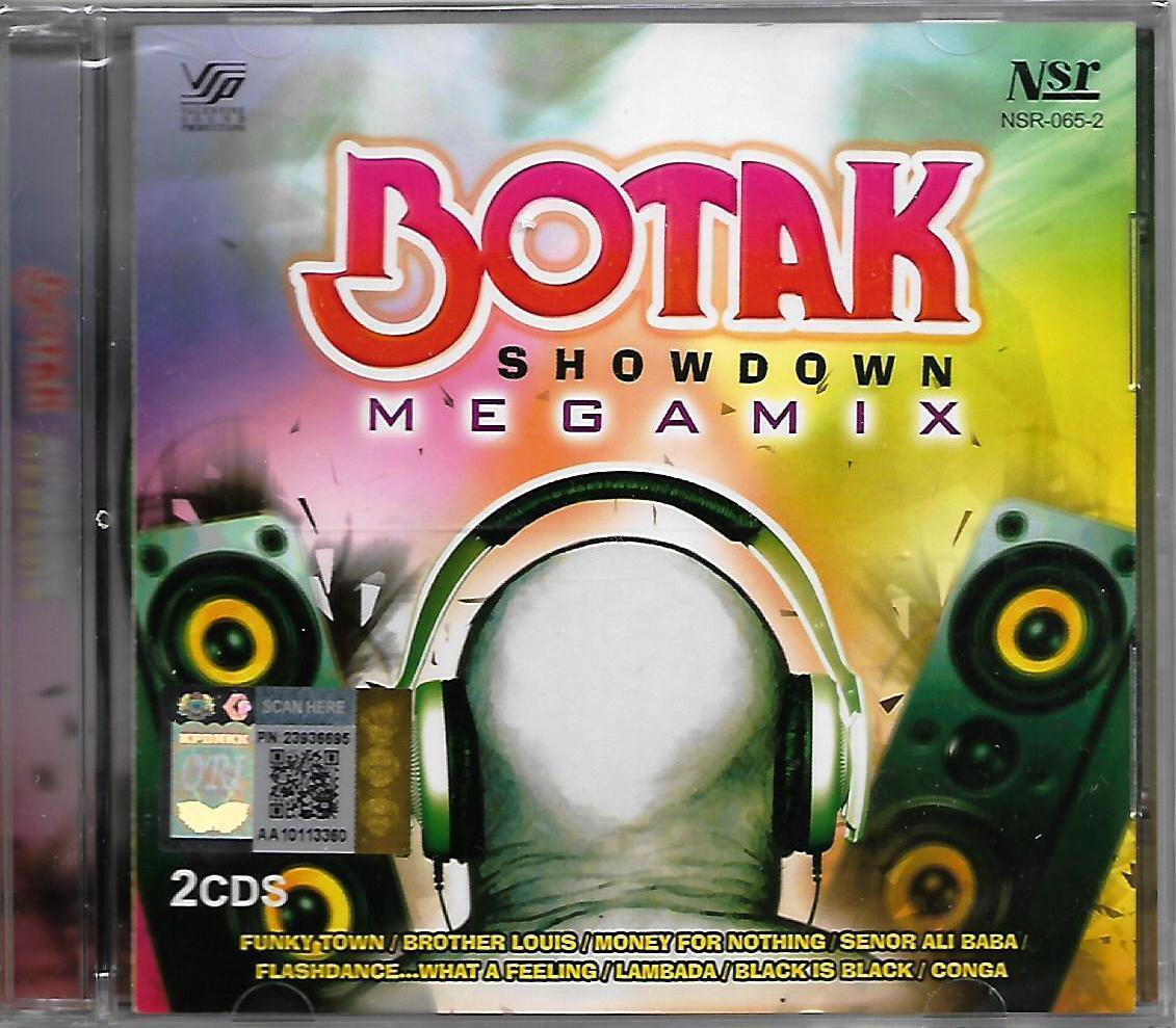 Botak Showdown Megamix 2CD 1980's Disco 28 Dance Hits Cover Version Mint