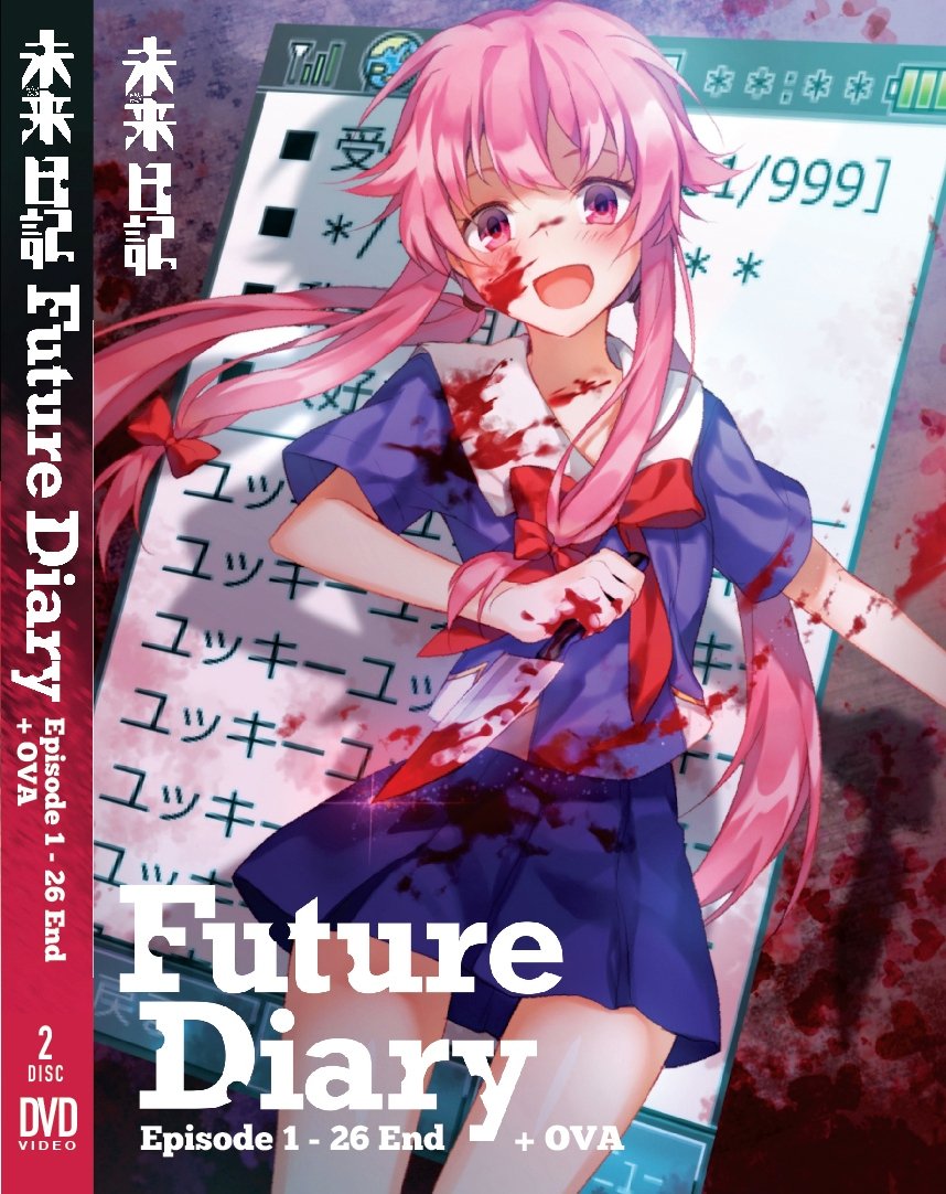 Mirai Nikki The Future Diary TV Series + OVA Japanese Anime DVD English ...