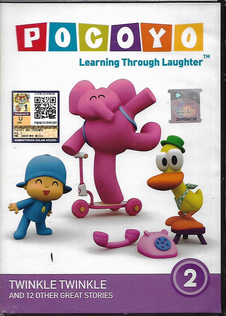 Pocoyo Learning Through Laughter DVD Series 1 Twinkle Twinkle + 12 Episodes Pocoyo Learning Through Laughter DVD Series 1 Twinkle Twinkle + 12 Episodes