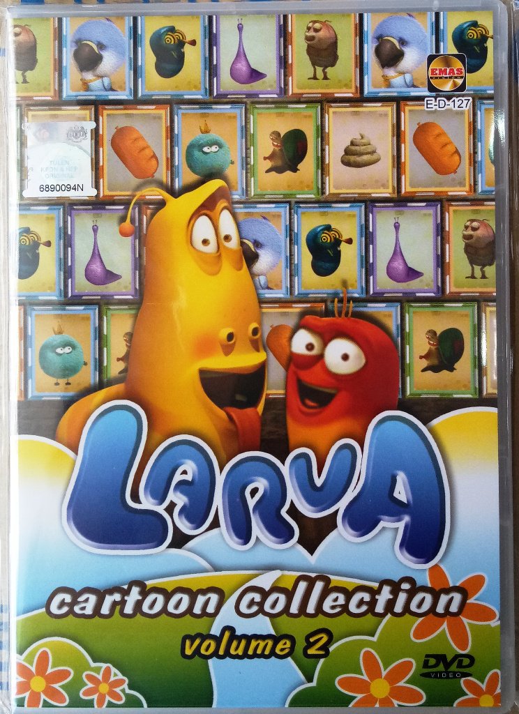 Larva Vol.2 Kids Cartoon Collection 50 Episodes Korean Anime DVD Region All