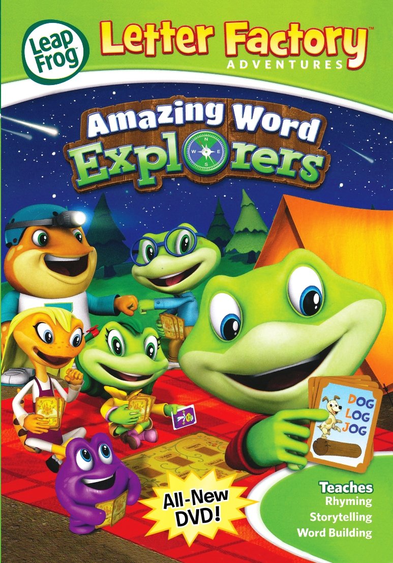 Leap Frog DVD Letter Factory Adventures Amazing Word Explorers Word ...
