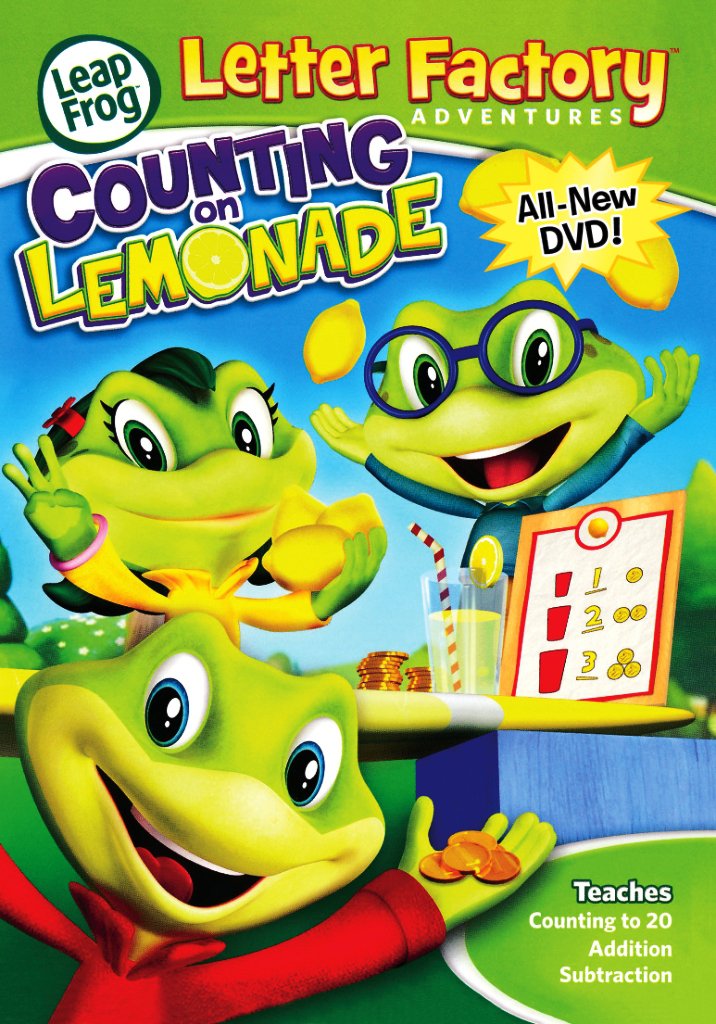 Leap Frog DVD Letter Factory Adventure Counting on Lemonade Addition ...