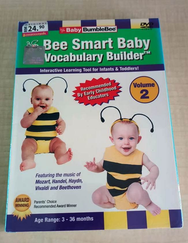 Baby Bumble Bee Vocabulary Builder Vol.2 DVD Interactive Learning 3-36 ...
