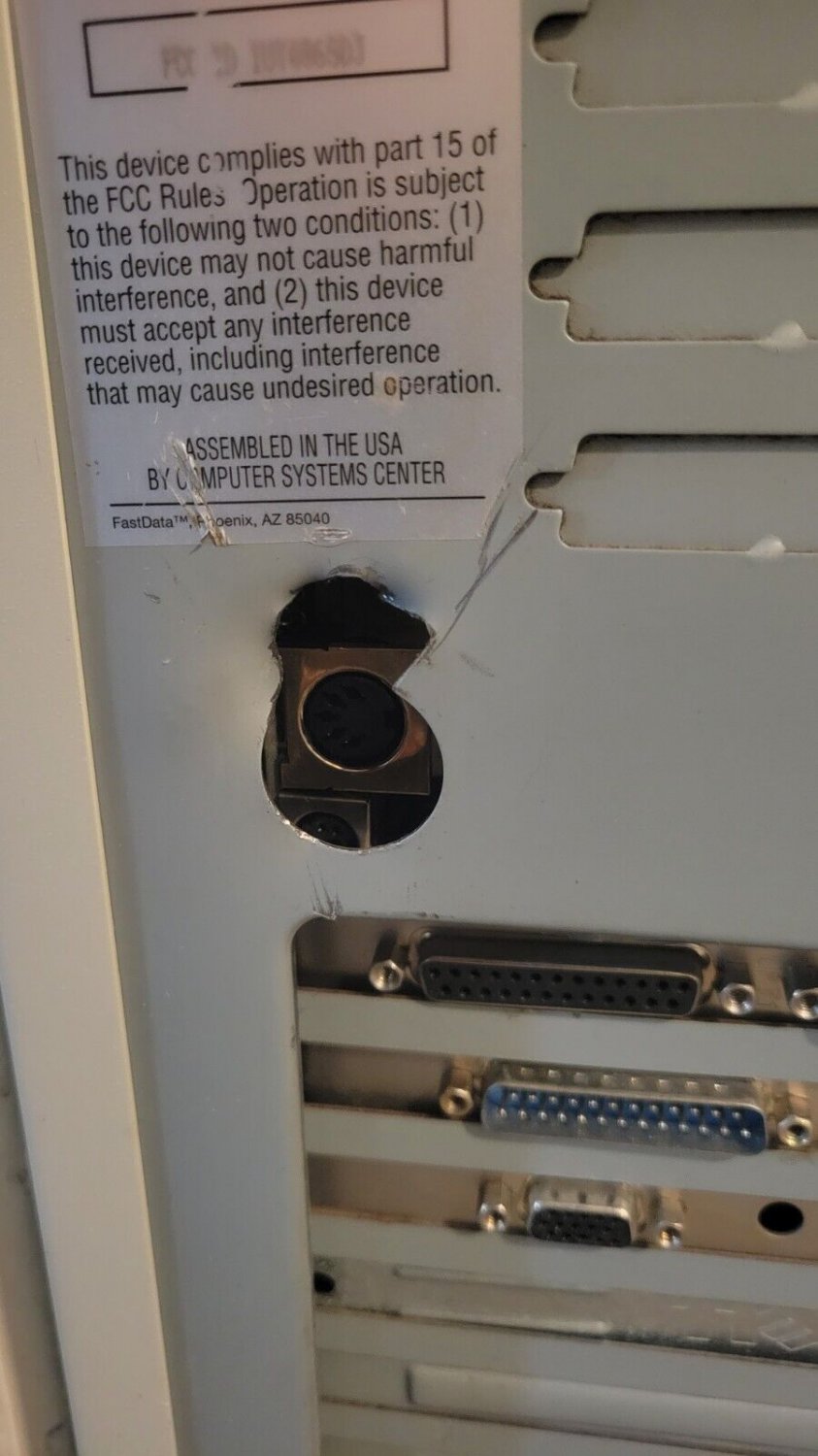 Vintage 486 DX33 Tower PC 1GB Windows 95 16MB