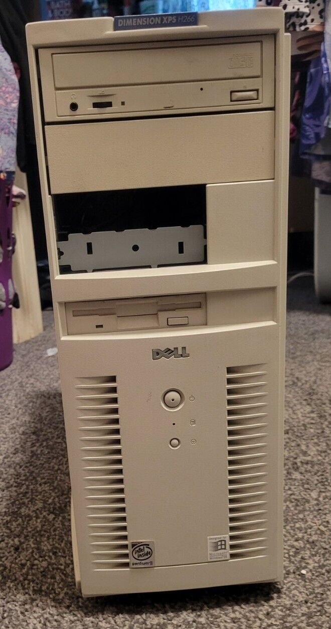 Dell Dimension XPS H266 Pentium II 266 MHz 16MB 2GB HDD Windows 95