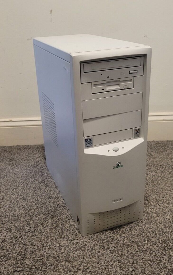 Vintage Gateway G6-350 Tower Pentium II 350MHz 256MB 6.4 GB Windows 98