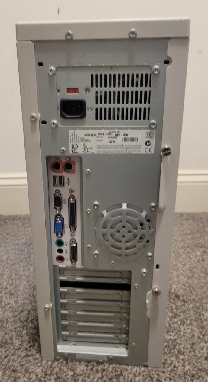 Vintage Gateway G6-350 Tower Pentium II 350MHz 256MB 6.4 GB Windows 98