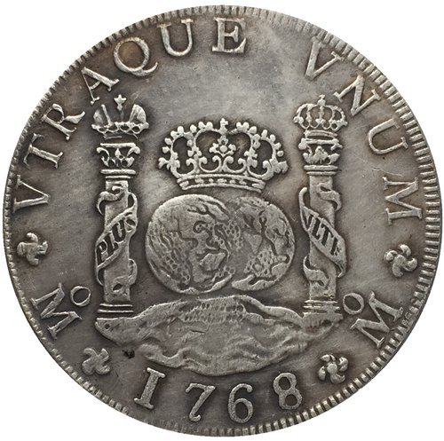1768 Mexico MF 8 REALES COIN COPY