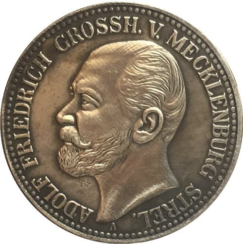 German 1905 2 Mark coin copy 28MM