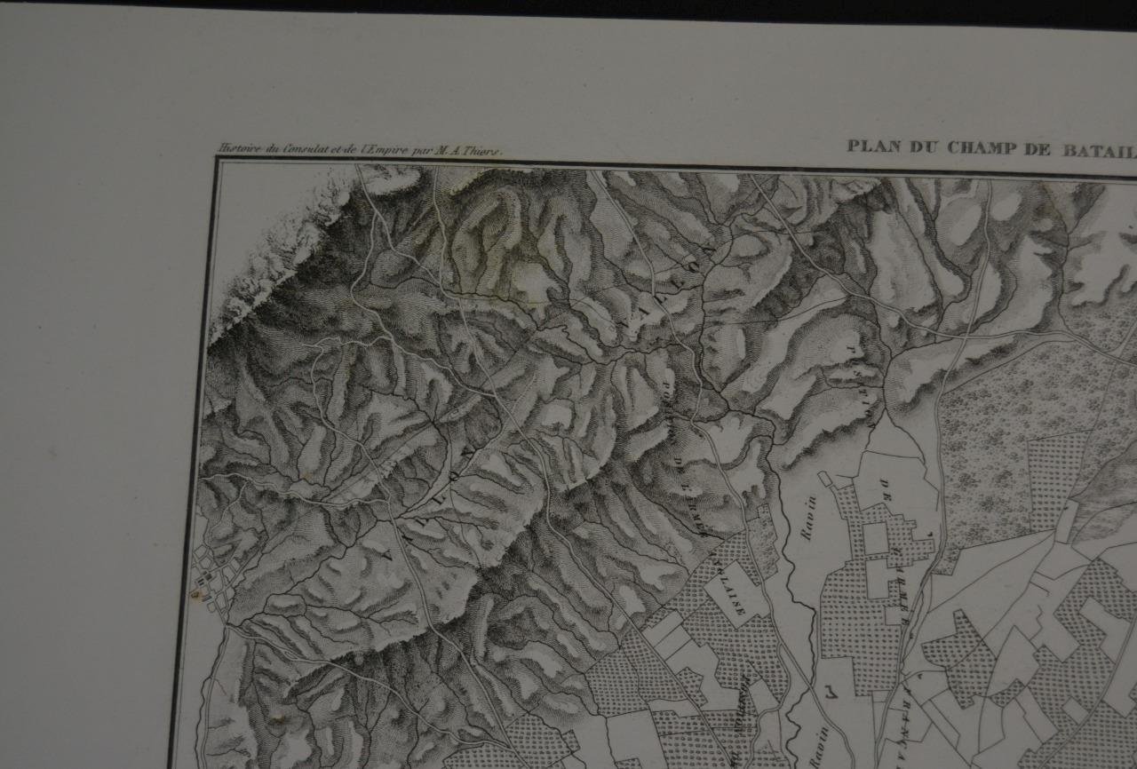 Antique 1850's Map Talavera Spain Large 11x17 Original Art Engraving