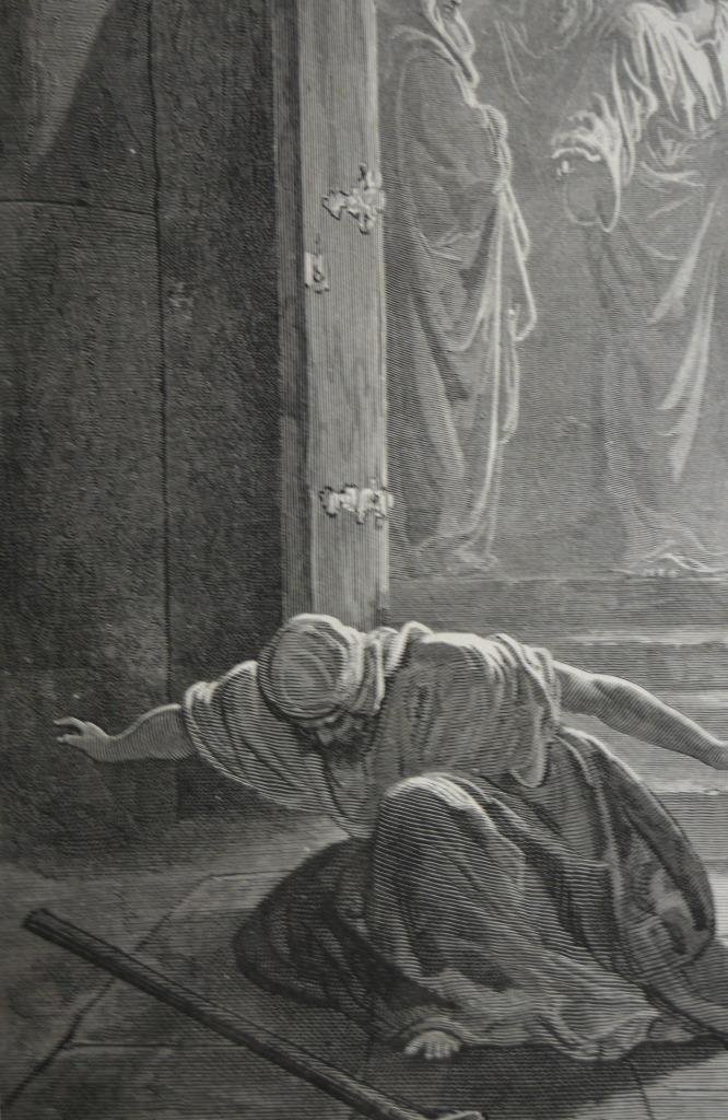 Christian Art Gustave Dore Art Pharisee and the Publican Antique ...