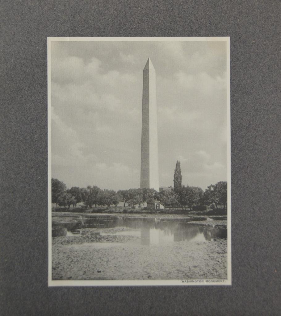 Antique Washington DC Washington Monument Art Print Photograph Original ...