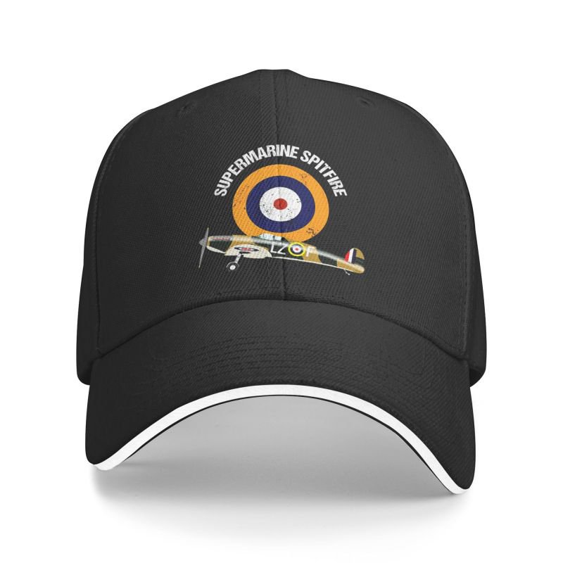 Supermarine Spitfire Baseball Cap Raf Warbird Military Ww2 Aircraft ...