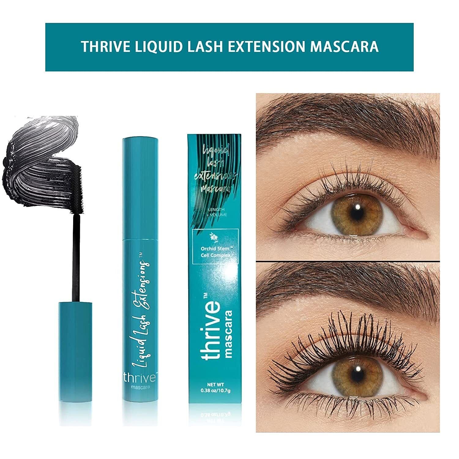 New Thrive Causemetics Liquid Lash Extension Mascara Rich Black 10.7g ...