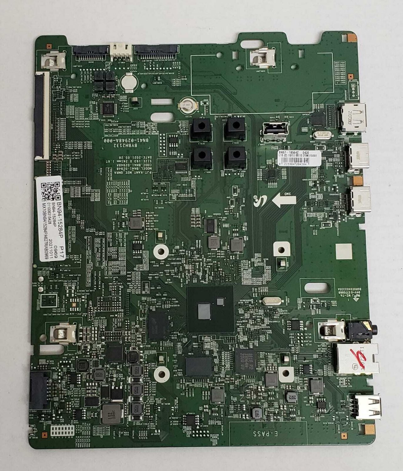Samsung tv color display unit model: QM50R -A Main Board ( BN94-1528P)