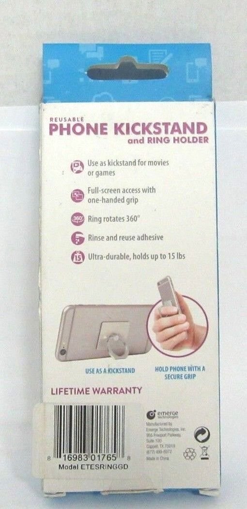 ReTrak - Finger Grip/Kickstand for Mobile Phones - Gold