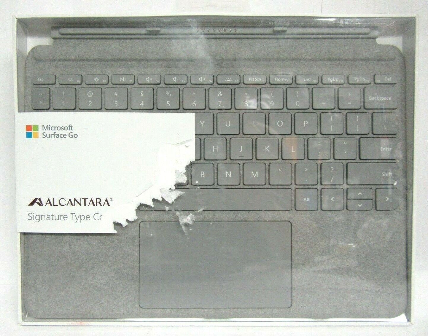 Microsoft - Surface Go Signature Type Cover - Platinum #105