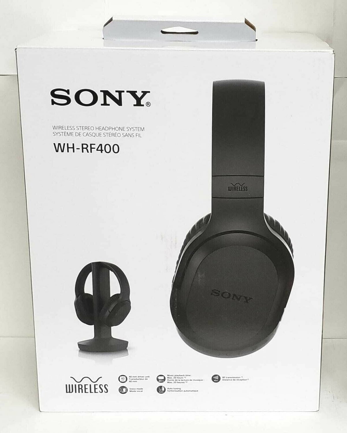 NOB Sony RF400 Wireless Home Theater Headphones - Black