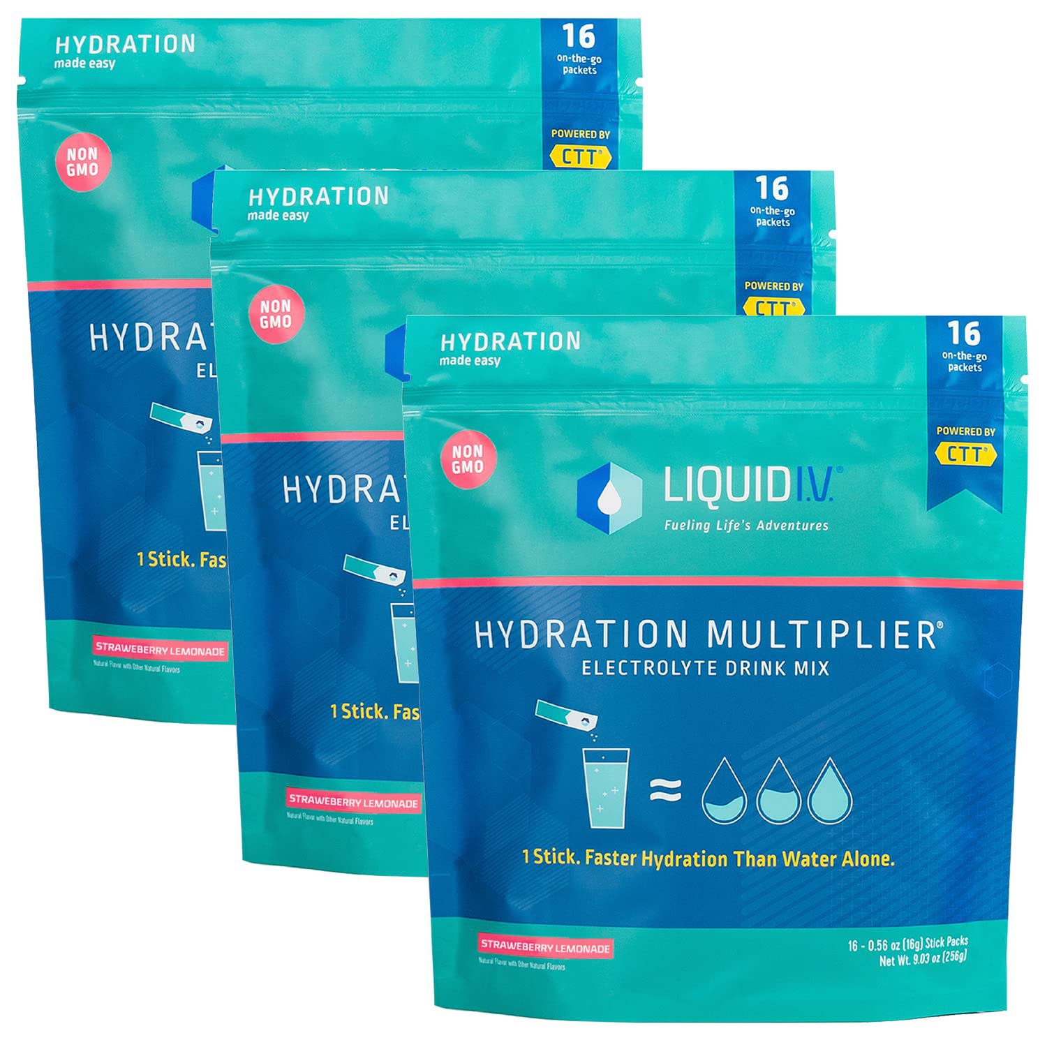 Liquid I.V. Hydration Multiplier - Strawberry Lemonade - Hydration Powder