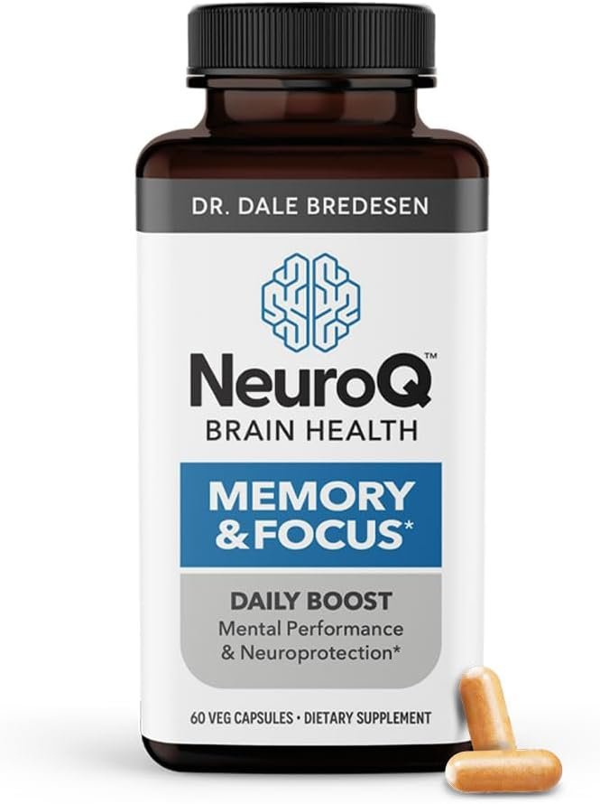 NeuroQ Memory & Focus - Boosts Cognitive Performance & Healthy Brain