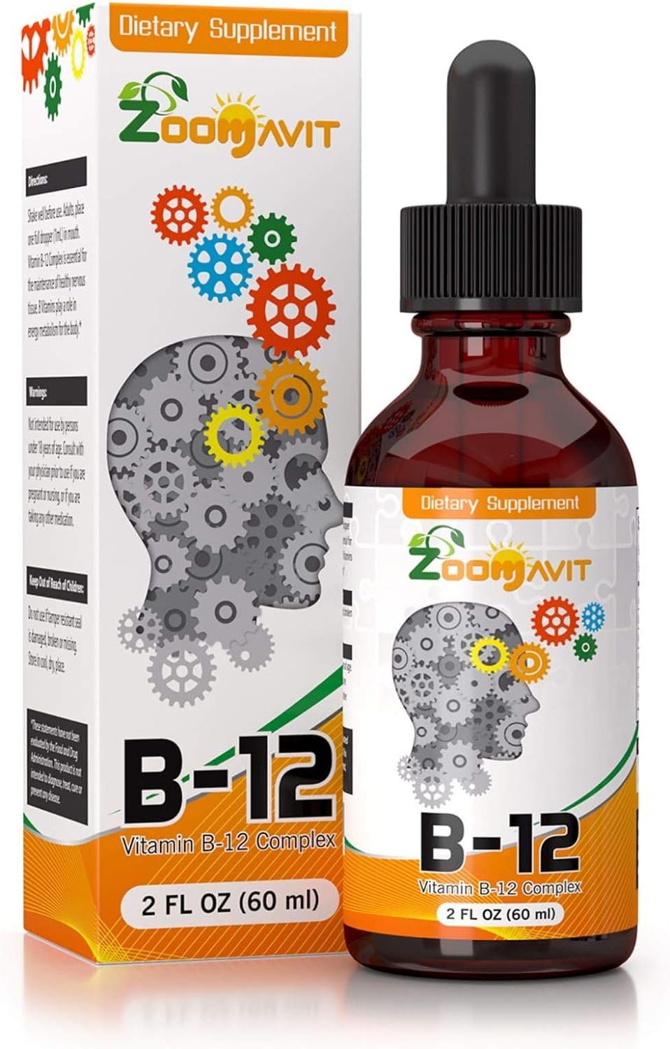 Vitamin B Complex Liquid Drops with Fast Absorption - Super B Liquid