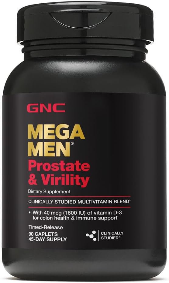Gnc Mega Men Prostate And Virility Supports Optimal Sexual Health