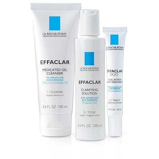 La Roche-Posay Effaclar Dermatological 3 Step Acne Treatment