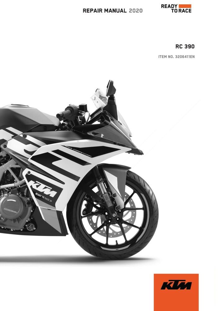 KTM Service Workshop Shop Manual Repair ebook 2020 RC 390 JP