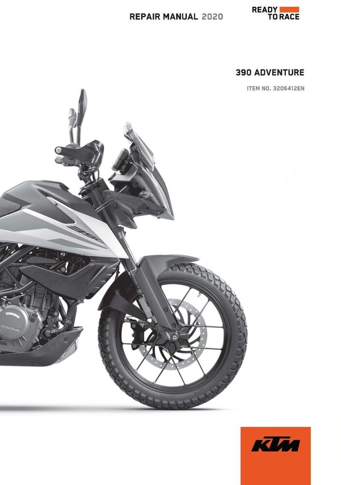 KTM Service Workshop Shop Manual ebook 2020 390 Adventure CO