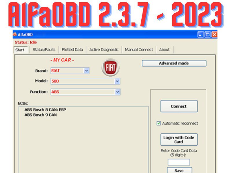 Latest 2023 AlfaOBD 2.3.7.0 For PC - Fiat Alfa Romeo Lancia Abarth ...