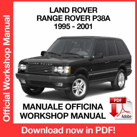 WORKSHOP MANUAL SERVICE REPAIR LAND ROVER RANGE ROVER P38A (1995-2001) (EN)