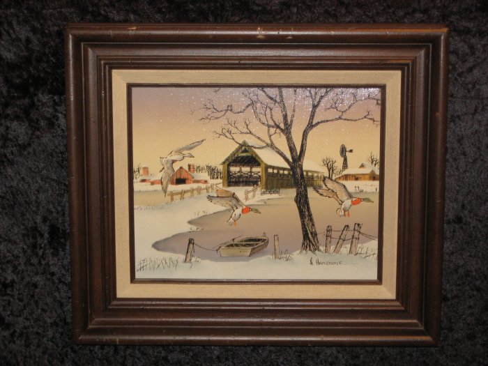 H. Hargrove Signed Serigraph