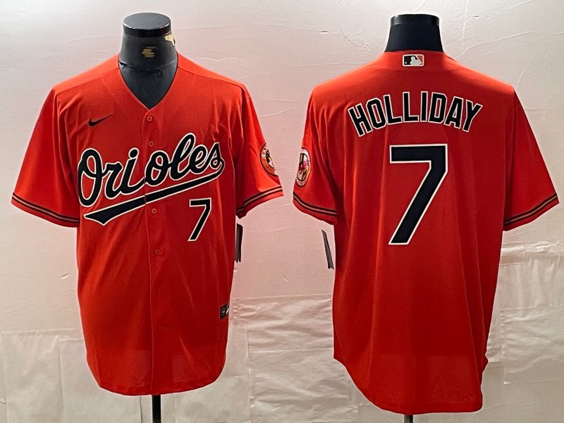 Jackson Holliday Orioles Orange Alternate Replica Jersey