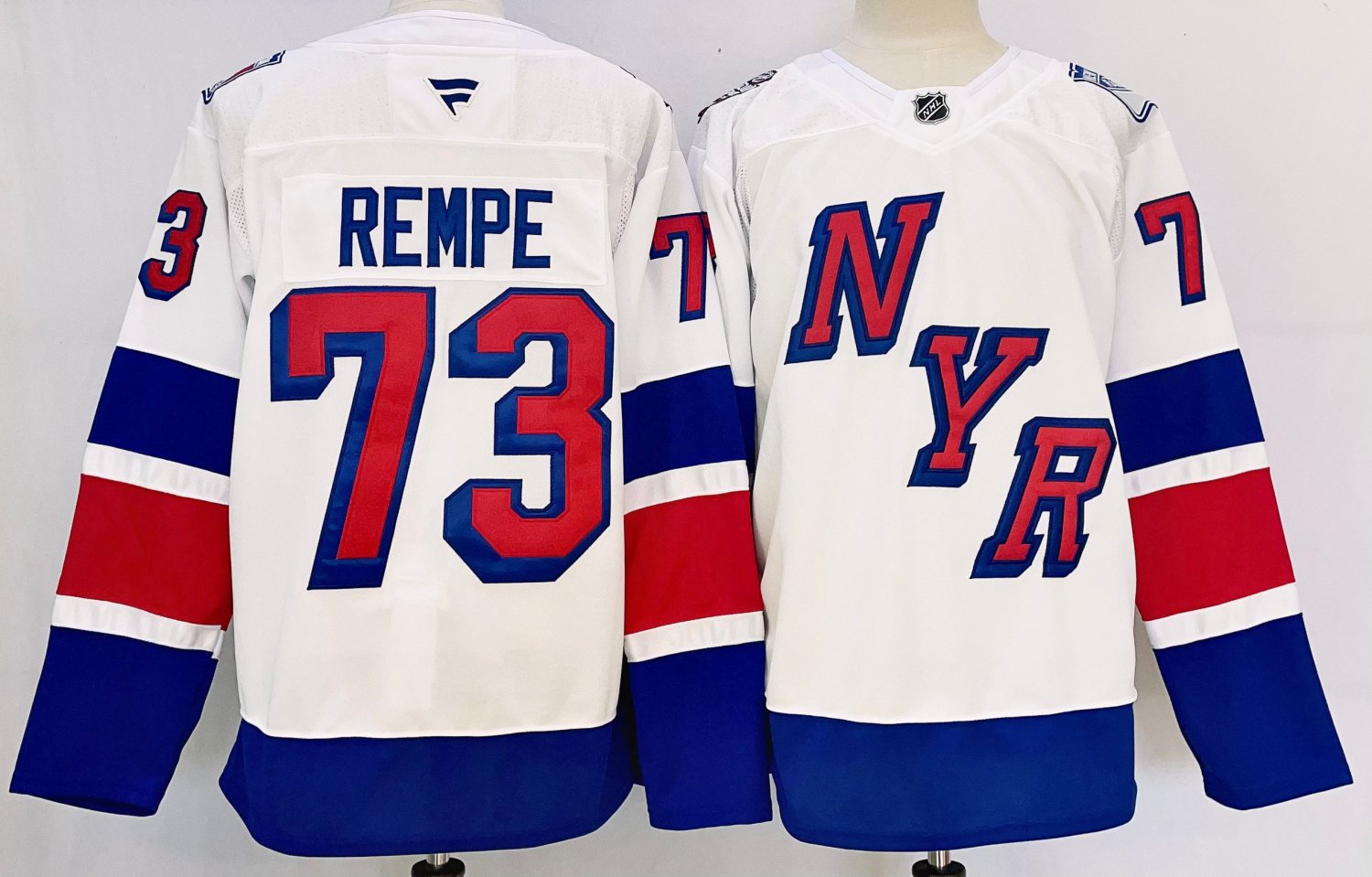 Matt Rempe Rangers Stadium Series White Breakaway Jersey