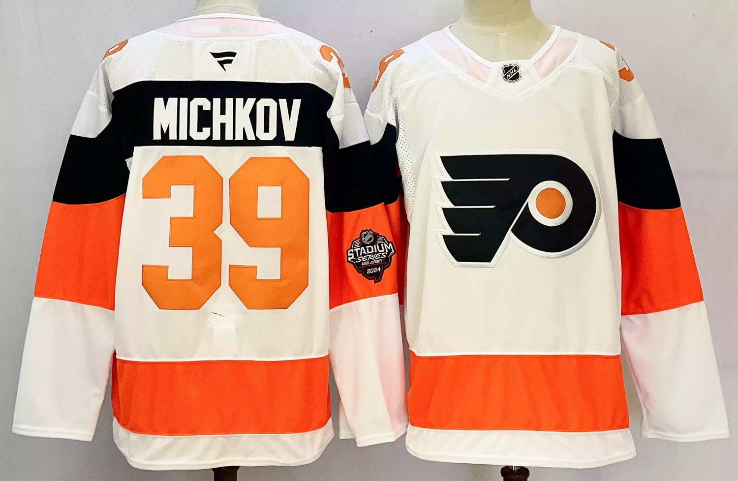 Matvei Michkov Flyers Stadium Series White Breakaway Jersey