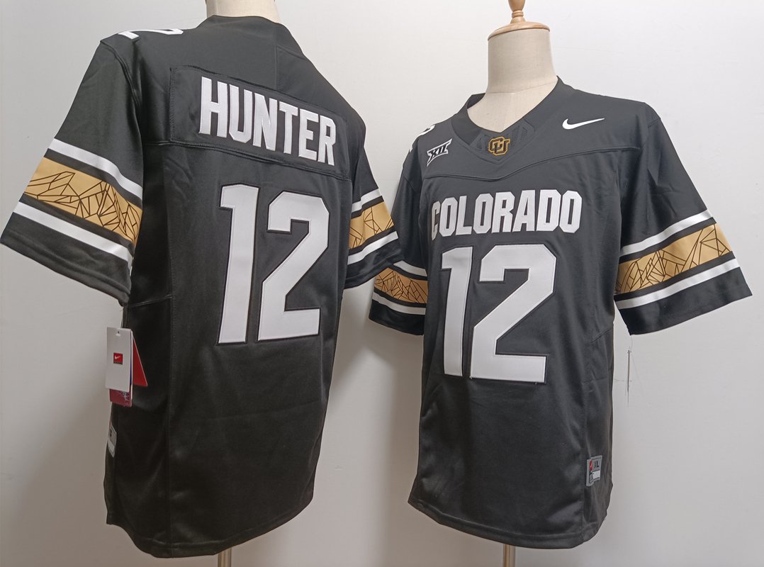 Travis Hunter Buffaloes Black White Limited Jersey