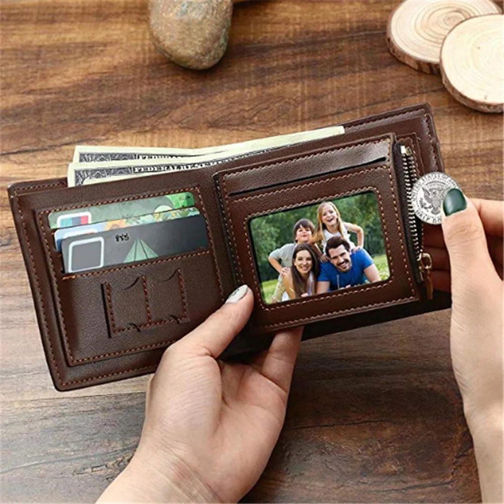 9 names_Personalized Wallet Men High Quality PU Leather for Him Wallets ...