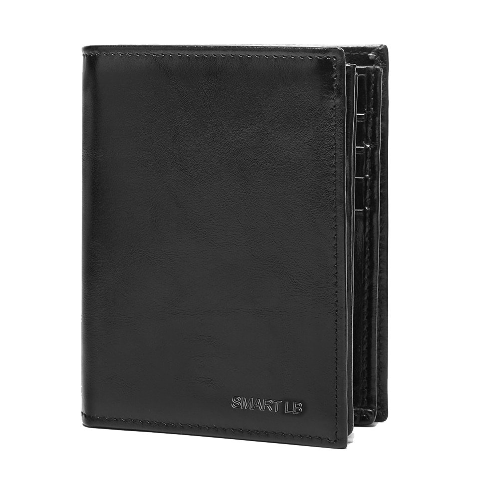 Black_Smart LB Genuine Leather Men Wallet High capacity card holder ...