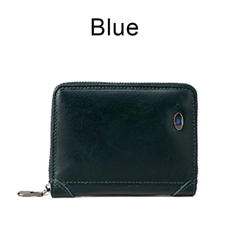 Smart Blue_Smart Wallet Bluetooth-compatible Man Women Zipper Coin ...