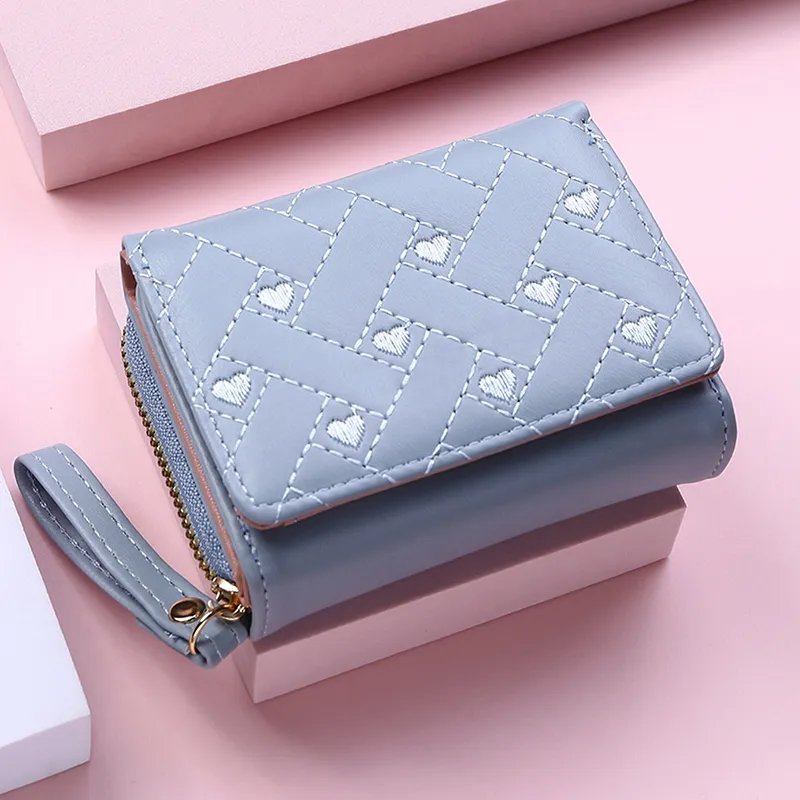 Blue_Wallets for Women Kawaii Cute Wallet Luxury Designer Lady Wallet ...