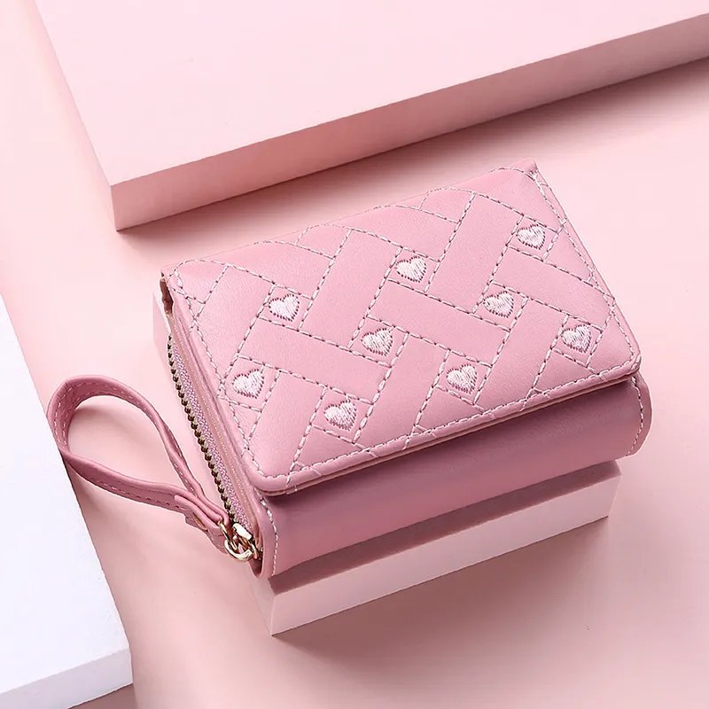 Pink_Wallets for Women Kawaii Cute Wallet Luxury Designer Lady Wallet ...
