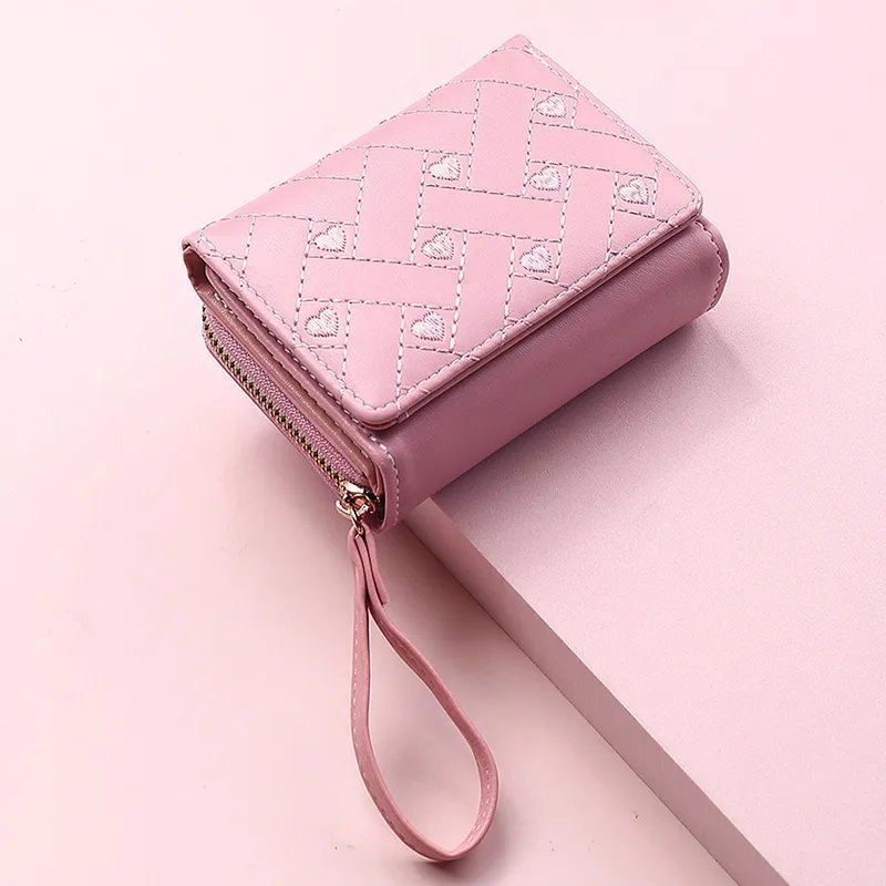 Pink_Wallets for Women Kawaii Cute Wallet Luxury Designer Lady Wallet Pink Purse Womens Wallet Small