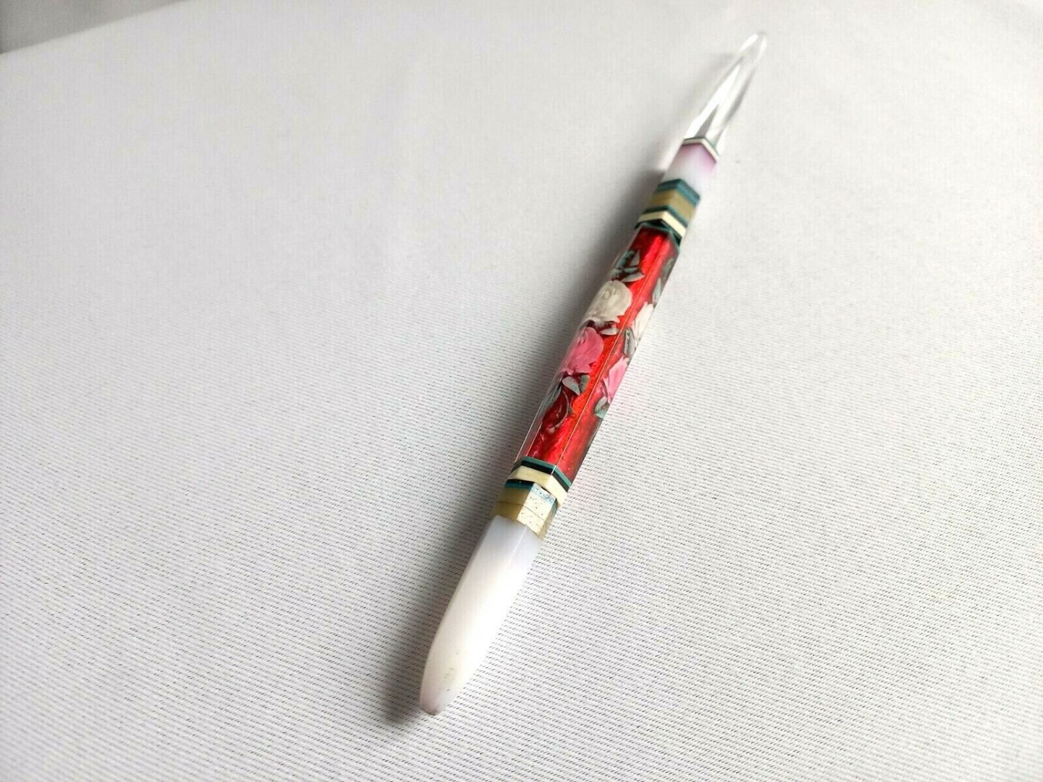 Vintage Ballpoint Pen Prison Art from USSR Handmade Soviet Prisoners