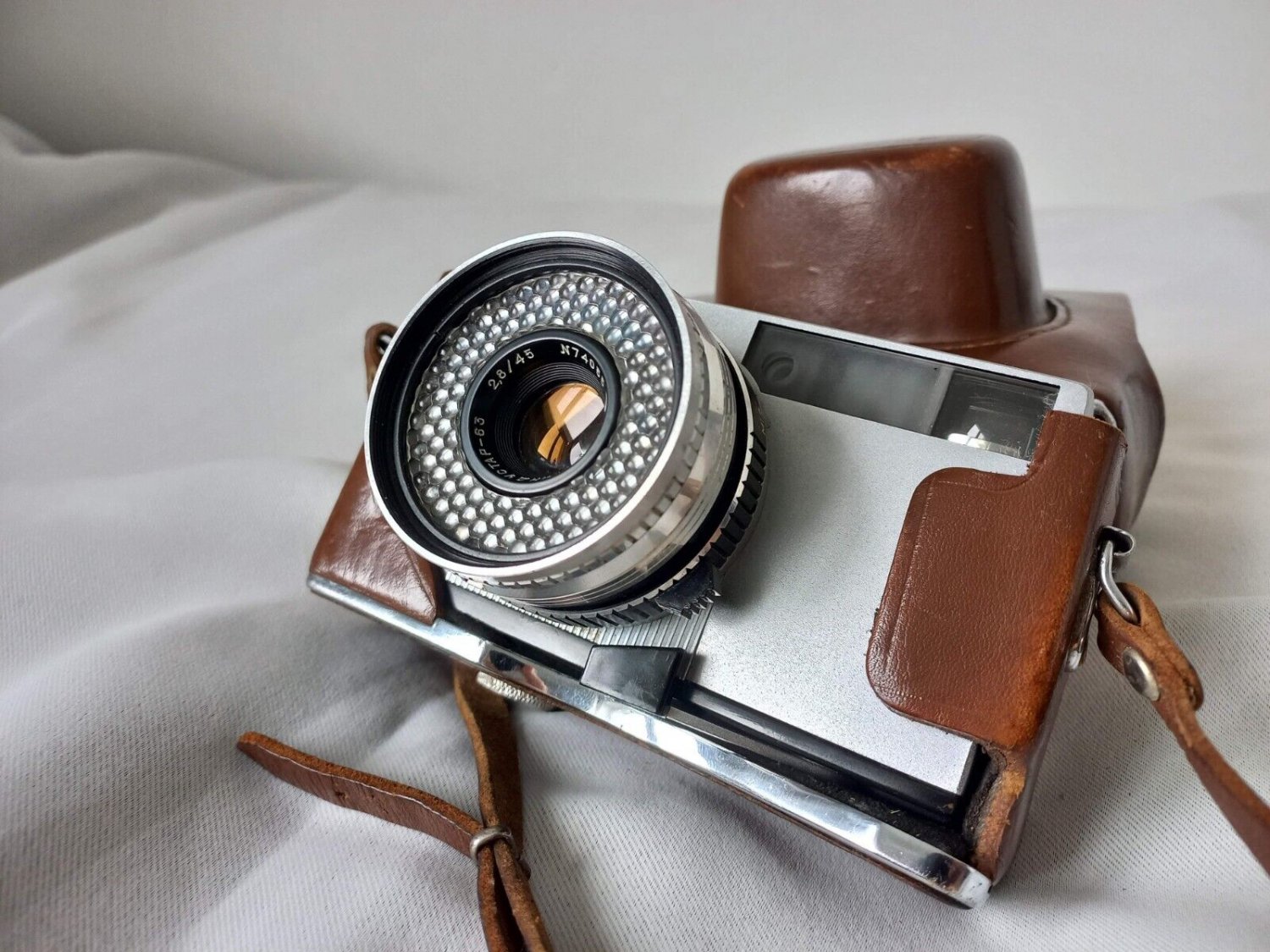 Zorki 10 Rangefinder Semi-Automatic Camera with Fixed Lens Industar-63 ...