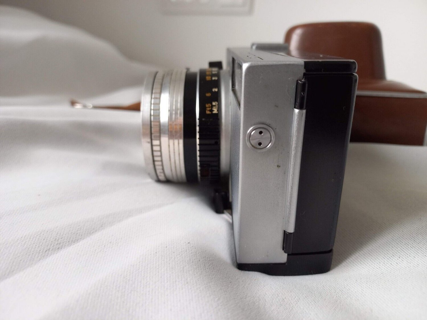 Zorki 10 Rangefinder Semi-Automatic Camera with Fixed Lens Industar-63 ...