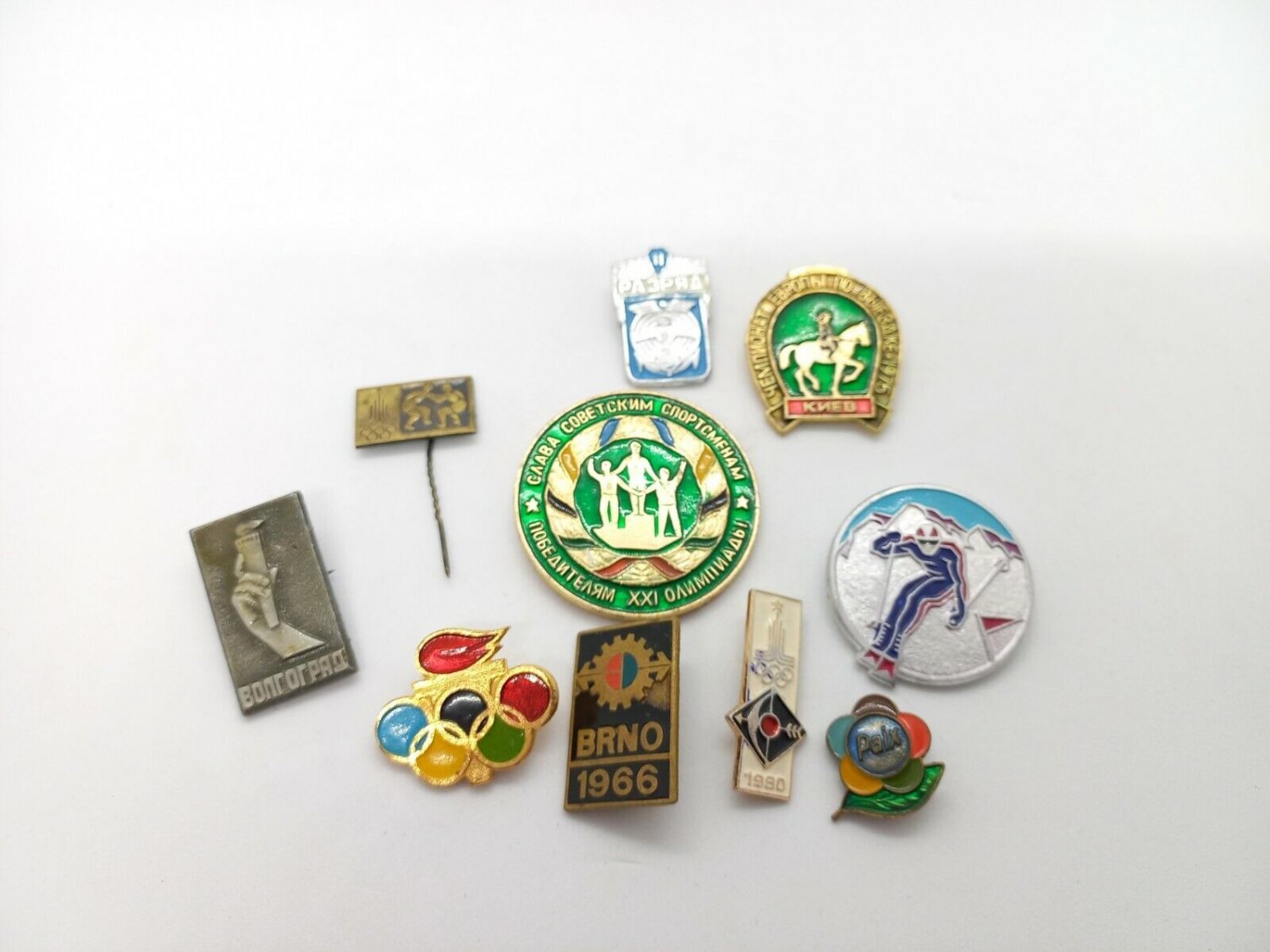 Soviet Sports Pins Olympic and Other Pins from the Soviet Union Lot 10 ...